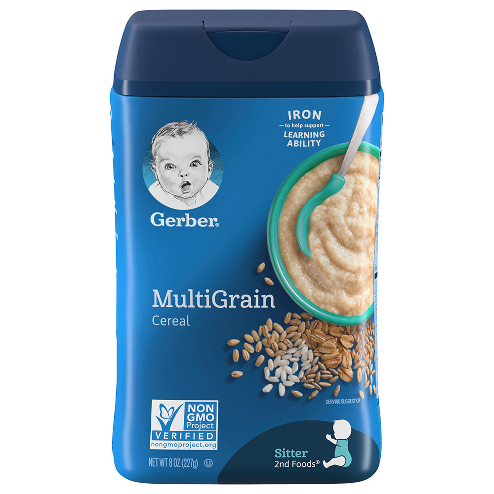 Gerber - 2nd Foods Cereal NGM Multi Grain 227g | Jomla.ae