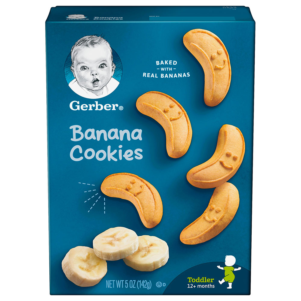 Gerber - Banana Cookies 142g | Jomla.ae