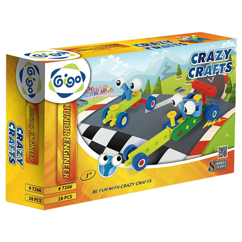 Gigo - Junior Engineer Crazy Crafts Set of 28 | Jomla.ae