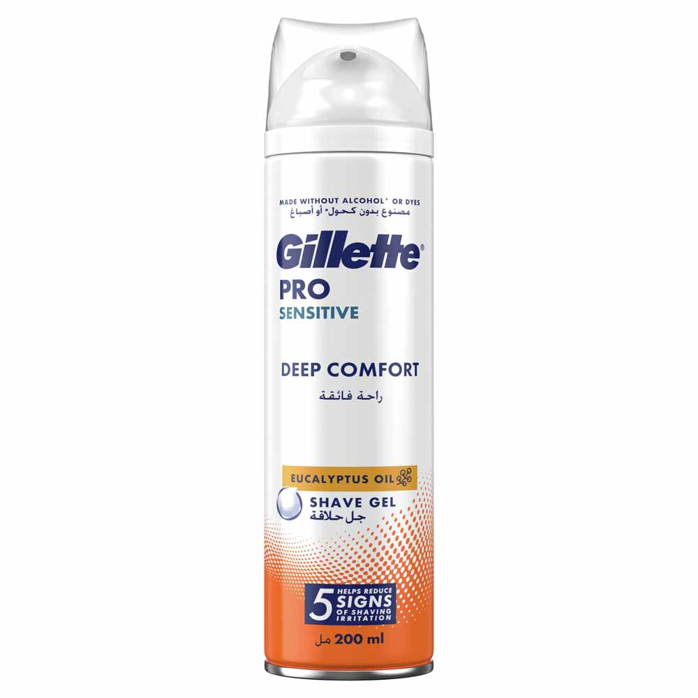 Order Gillette - Comfort Glide Shave Gel 200 ml Now! | Jomla.ae