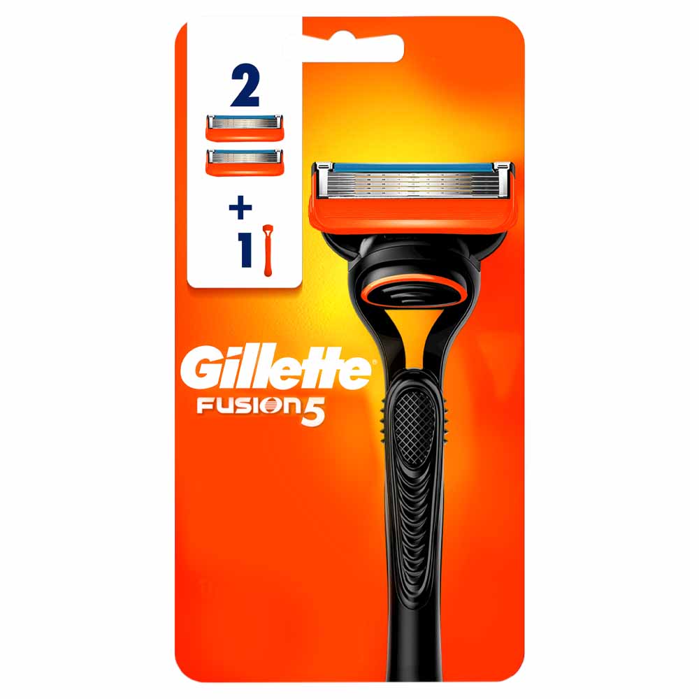 Order Gillette - Fusion Handle w/ 2 Razor Blades Now! | Jomla.ae