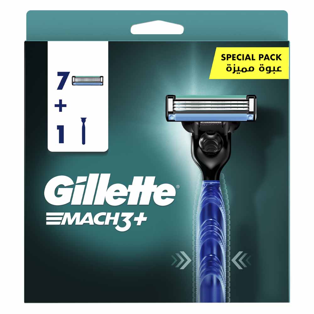 Order Gillette - Mach3+ Blade Refills - 8pcs Now! | Jomla.ae