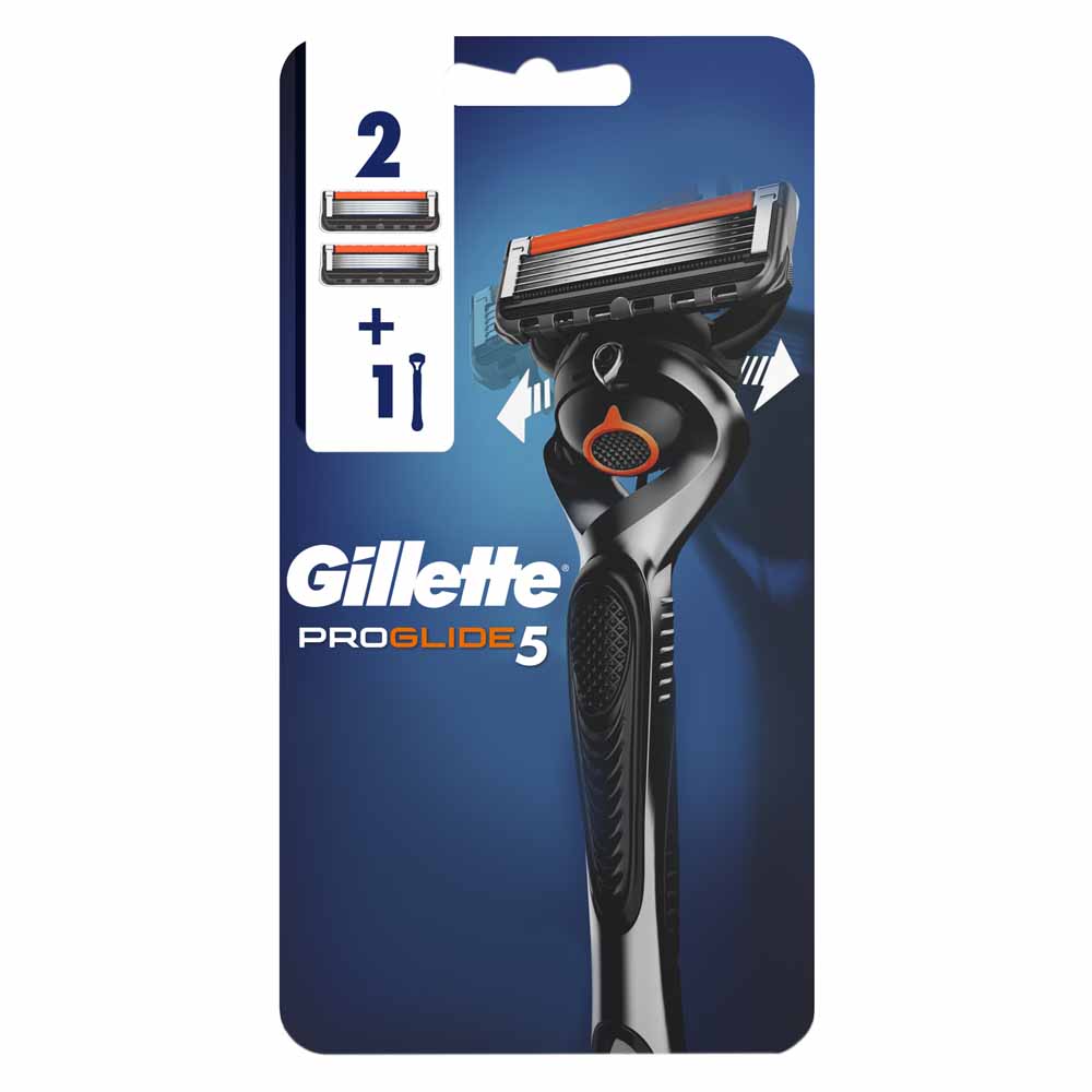 Order Gillette - Proglide5 Handle w/ 2 Razor Blades Now! | Jomla.ae