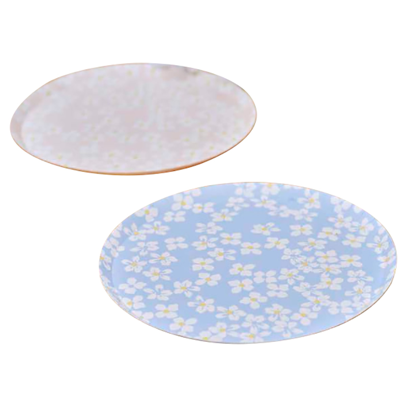 Ginger Ray - Floral Paper Plates - 8pcs | Jomla.ae