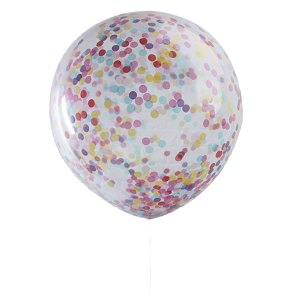 Ginger Ray - Huge Confetti Balloon Pack Of 3 | Jomla.ae