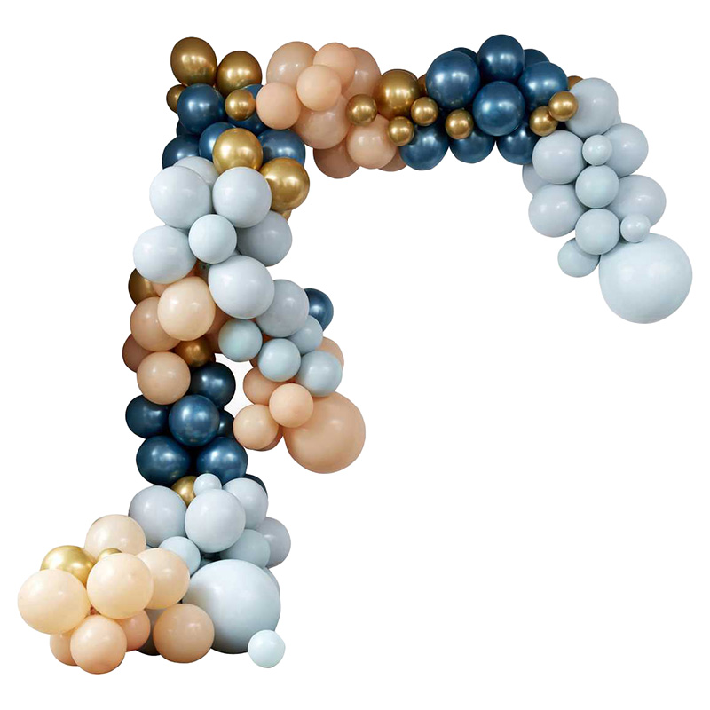 Order Ginger Ray - Luxe Teal and Gold Chrome Balloon Arch Kit Now ...