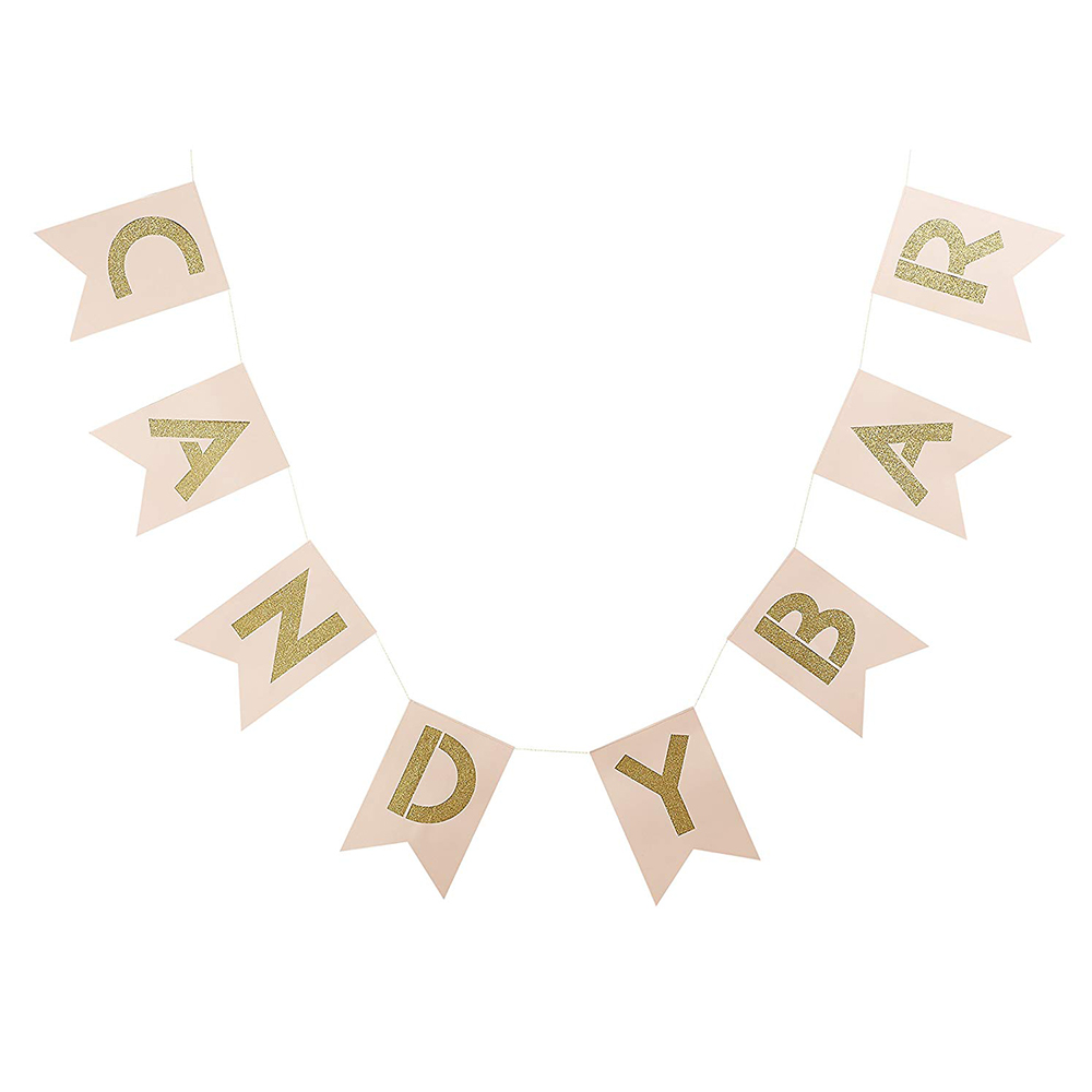 Order Ginger Ray - Pastel Perfection Candy Bar Bunting Now! | Jomla.ae