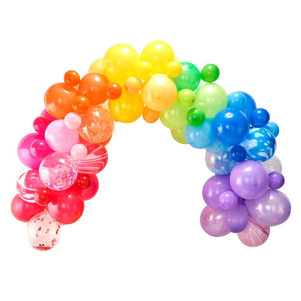 Order Ginger Ray - Rainbow Balloon Arch Kit 85pcs Now! | Jomla.ae