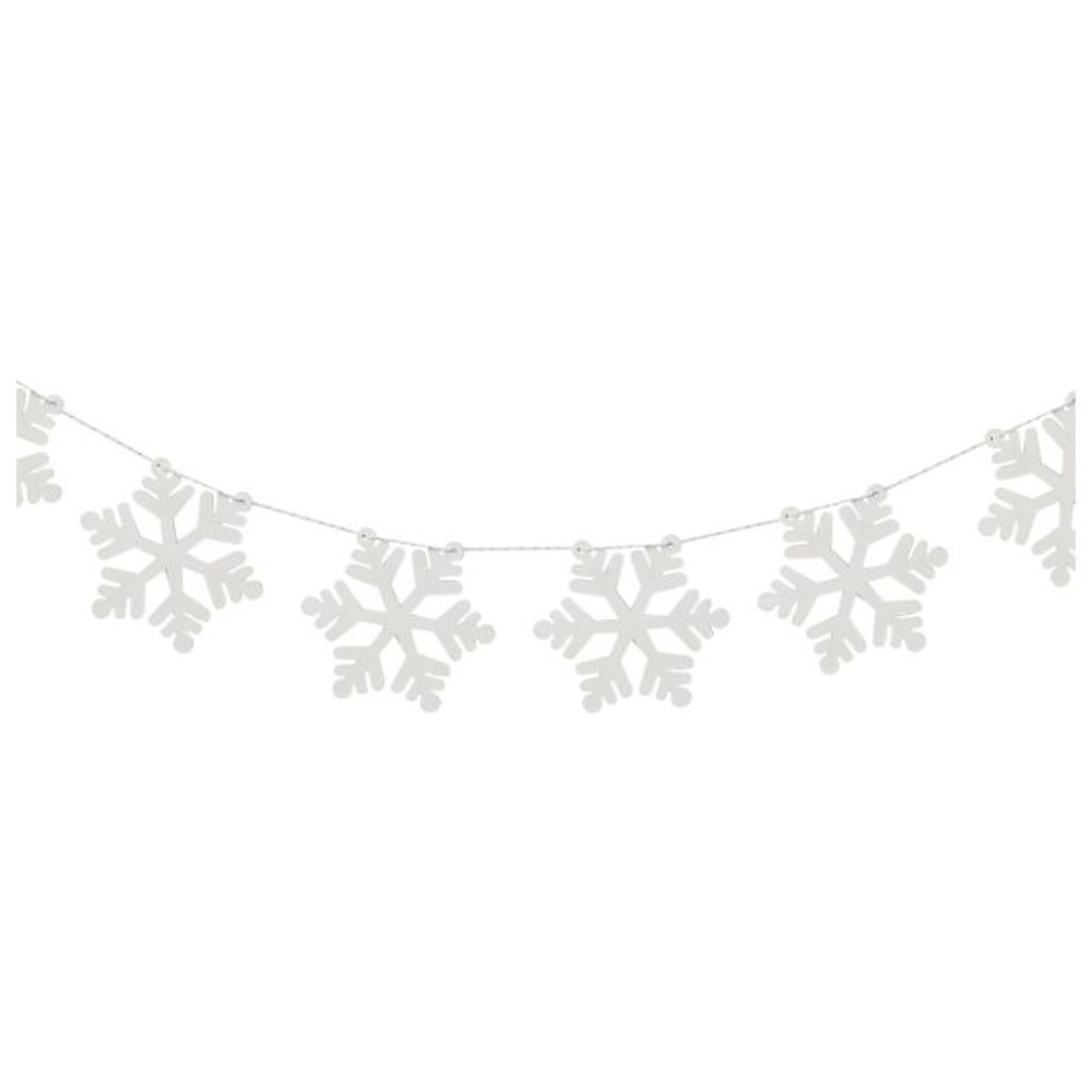 Ginger Ray - White Wood Snowflake Bunting | Jomla.ae