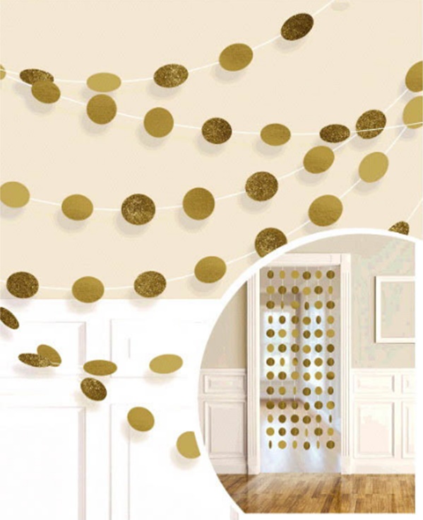 Order Gold Round String Decoration Now! | Jomla.ae