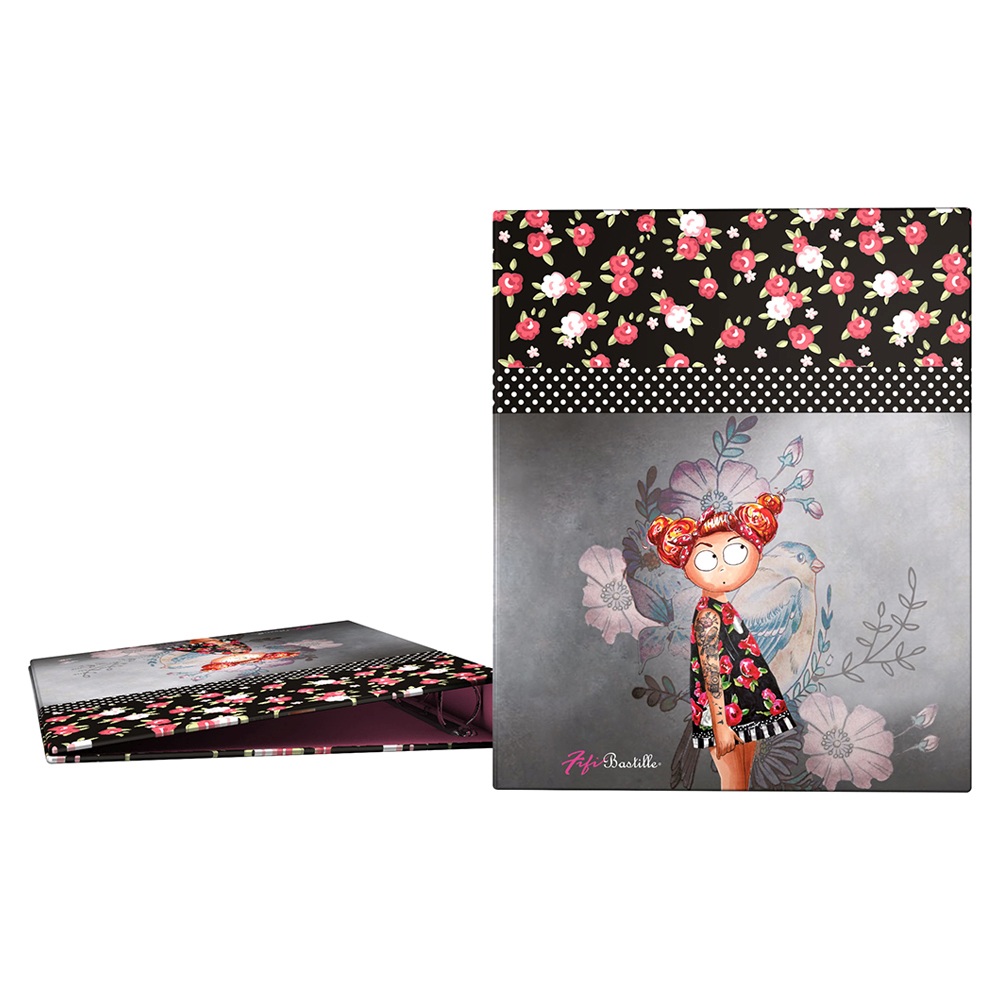 Grafoplas - Lined 4 Ring Binders A4 D25 - Tattoo | Jomla.ae