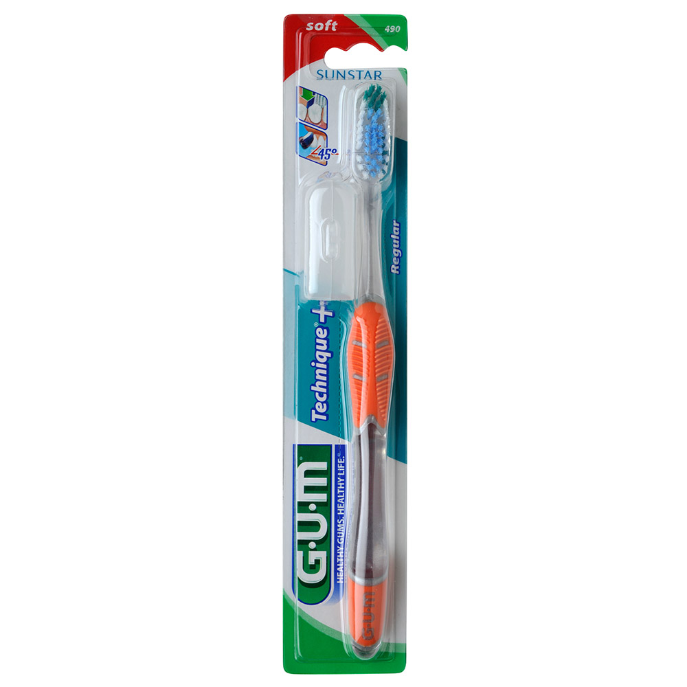 Gum - Technique Soft Full Toothbrush 1pc - Assorted | Jomla.ae