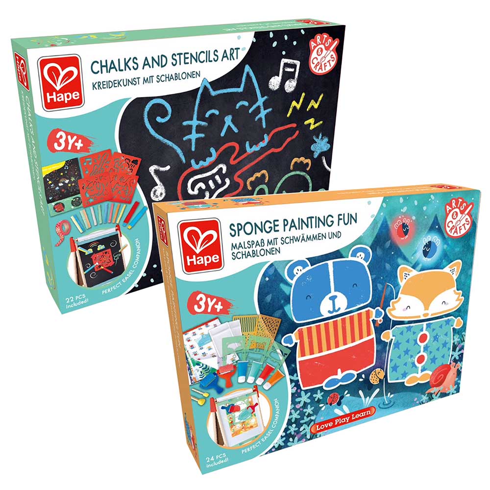 Order Hape - Arts and Craft Draw & Paint Activity Kit - 2 Sets Now ...