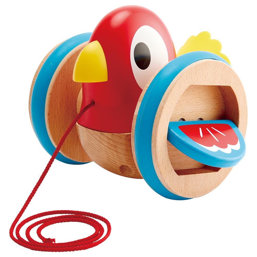 Order Hape - Baby Bird Pull Along - Red Now! | Jomla.ae
