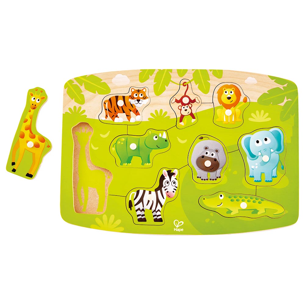 Order Hape - Jungle Peg Puzzle Now! | Jomla.ae