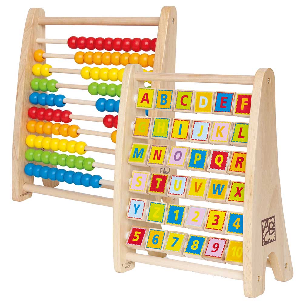 Order Hape - Learn w/ Wooden Abacus Alphabet & Counting Beads Now ...