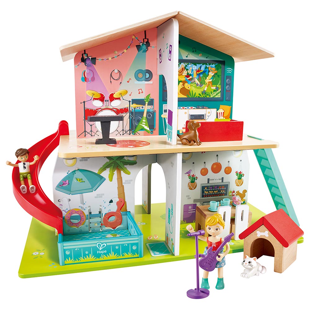 Order Hape - Rock & Slide Wooden Playhouse With Sound Effects Now ...
