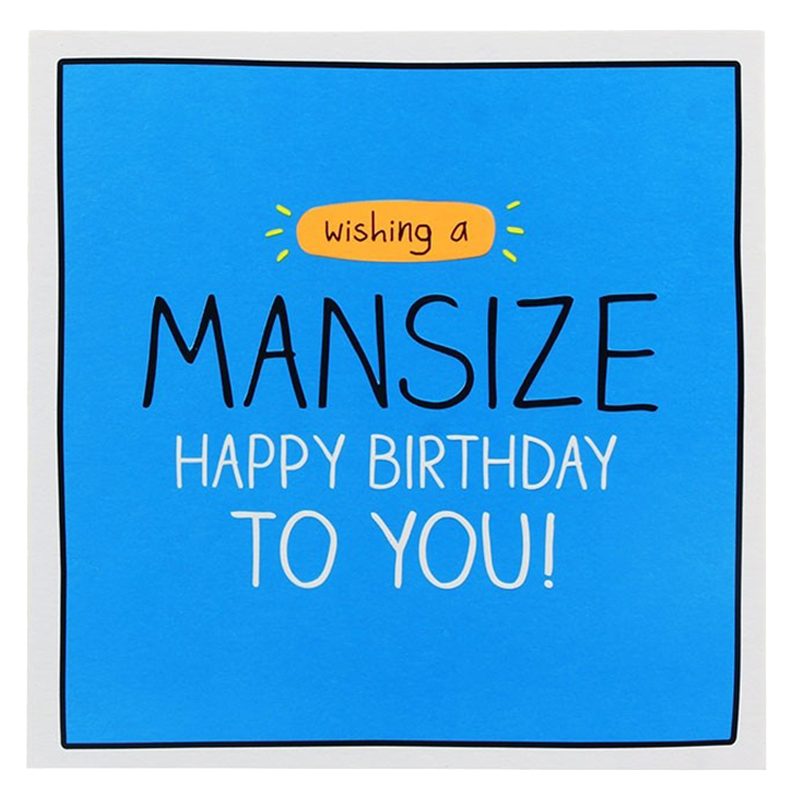 Order Happy Jackson - Mansize Birthday Card Now! | Jomla.ae