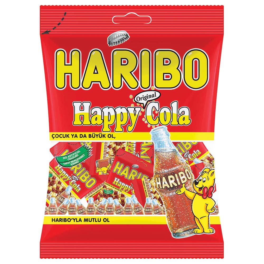 Order Haribo Mini Happy Cola Maxi Bag 200g Now! | Jomla.ae