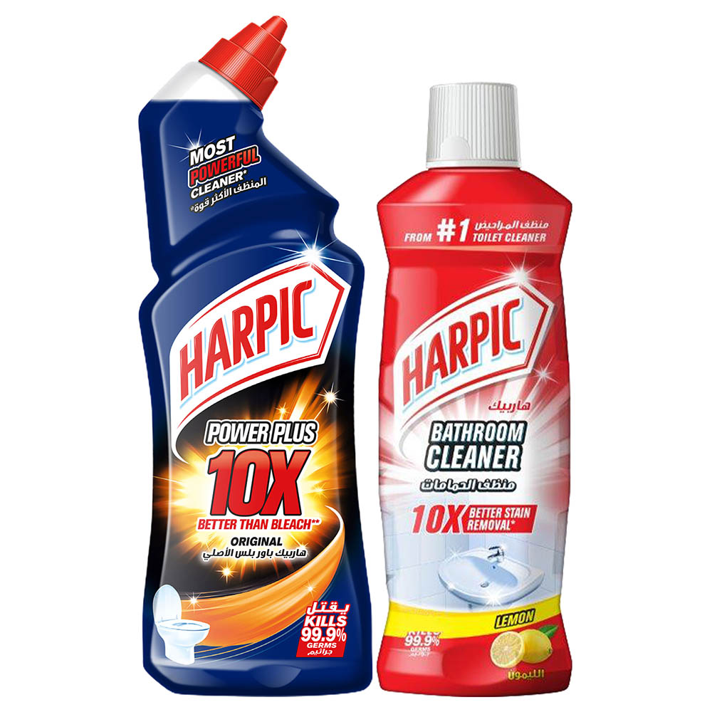 Order Harpic - Liquid Power Plus + Bathroom Cleaner Now! | Jomla.ae
