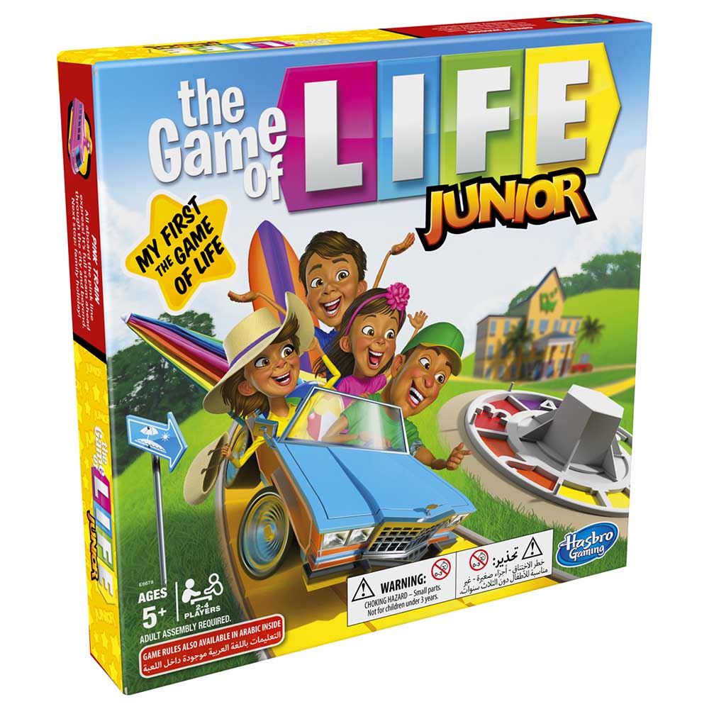 Order Hasbro Gaming - The Game Of Life Junior Board Game Now! | Jomla.ae