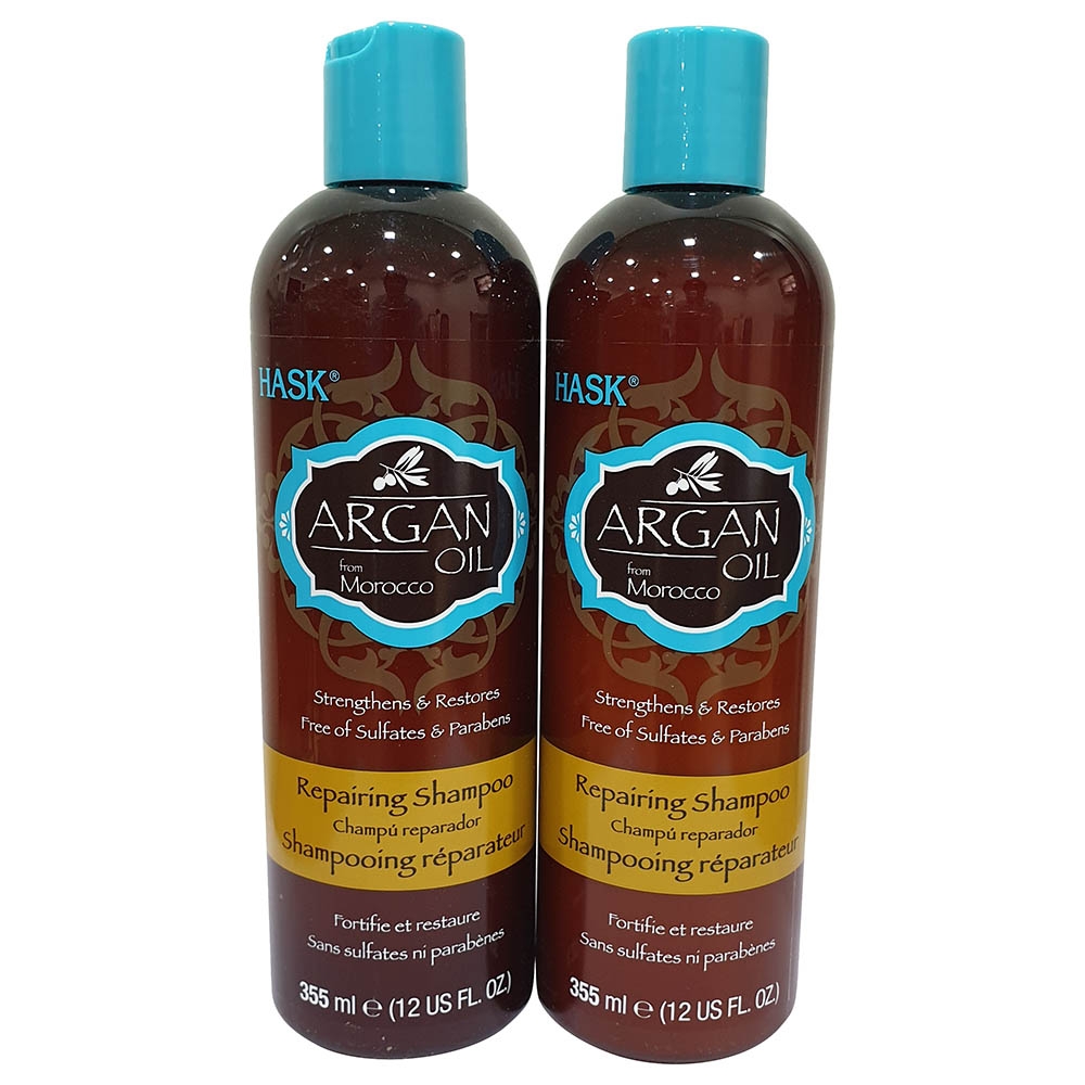 Order Hask Argan Shampoo 355ml x2 Dual Pack Now! | Jomla.ae