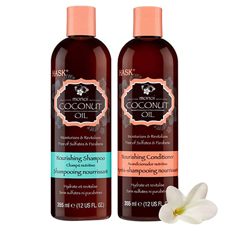 Order Hask - Coconut Oil Shampoo 355ml & Conditioner 355ml Now! | Jomla.ae