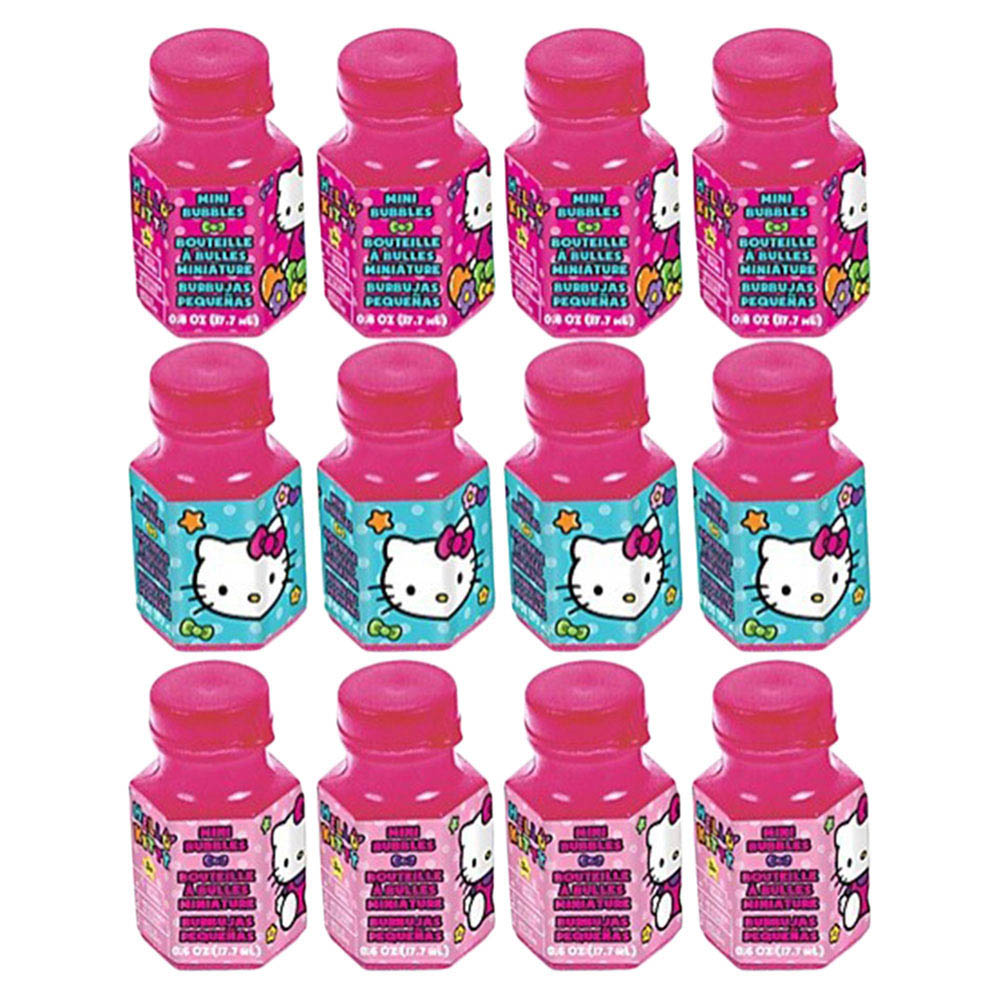 Order Hello Kitty Mini Bubbles Favors 0.6oz (12pcs) Now! | Jomla.ae