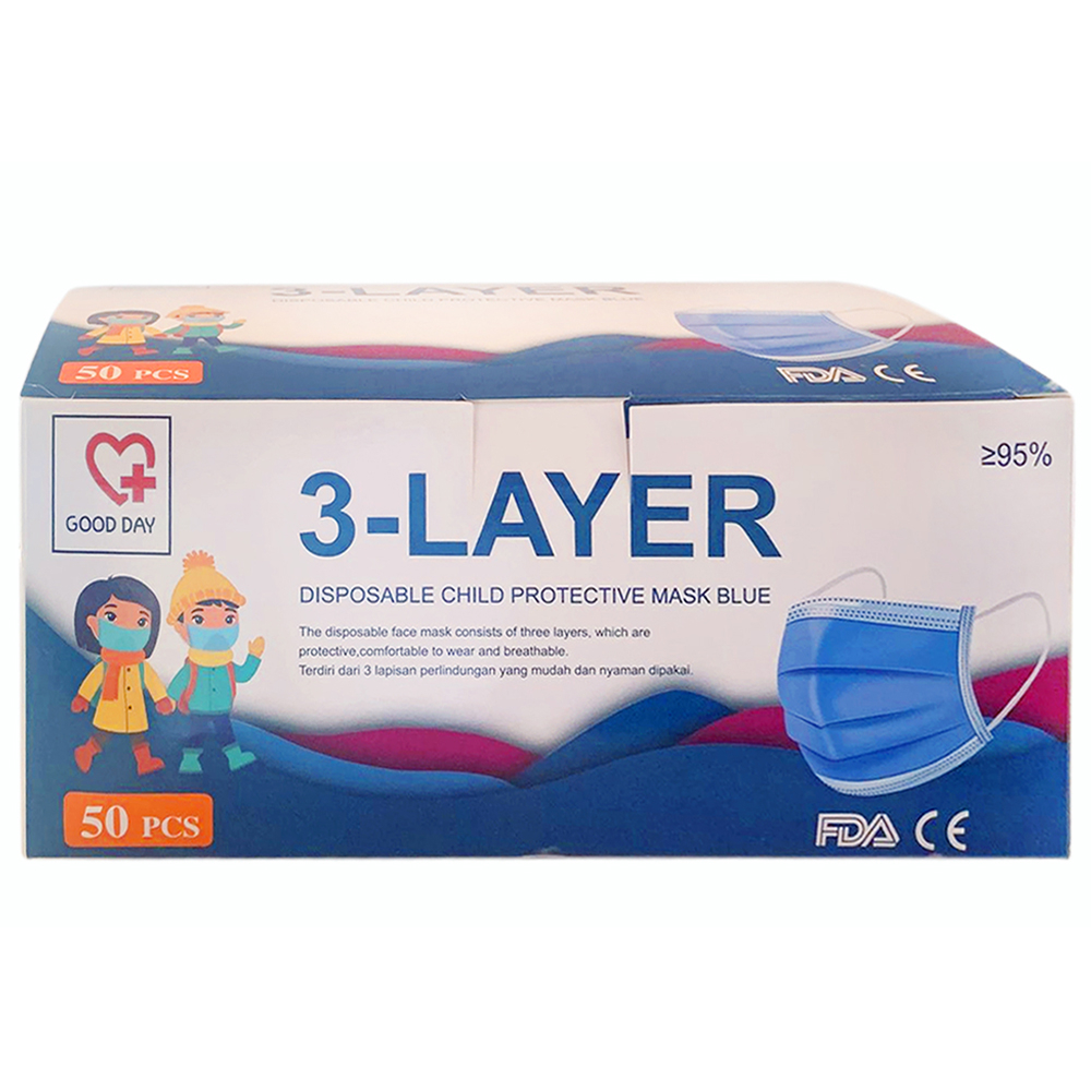 Order Hengerxi Disposable 3Layers Mask for Kids - 50pcs - Assorted Now ...