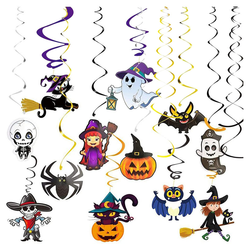 Order Highland - Halloween Swirls Hanging Decorations - 12 pcs Now ...