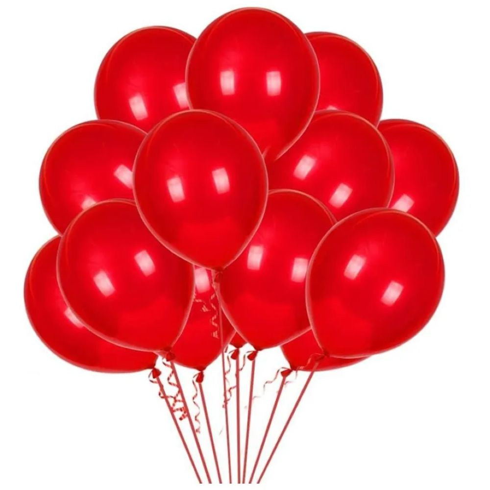 Order Highland - Metallic Red Balloons 50pcs Now! | Jomla.ae