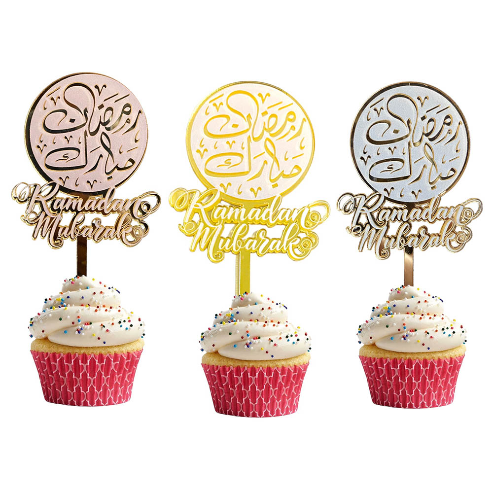Order Highland - Ramadan Mubarak Cupcake Toppers - Acrylic - 3pcs Now ...