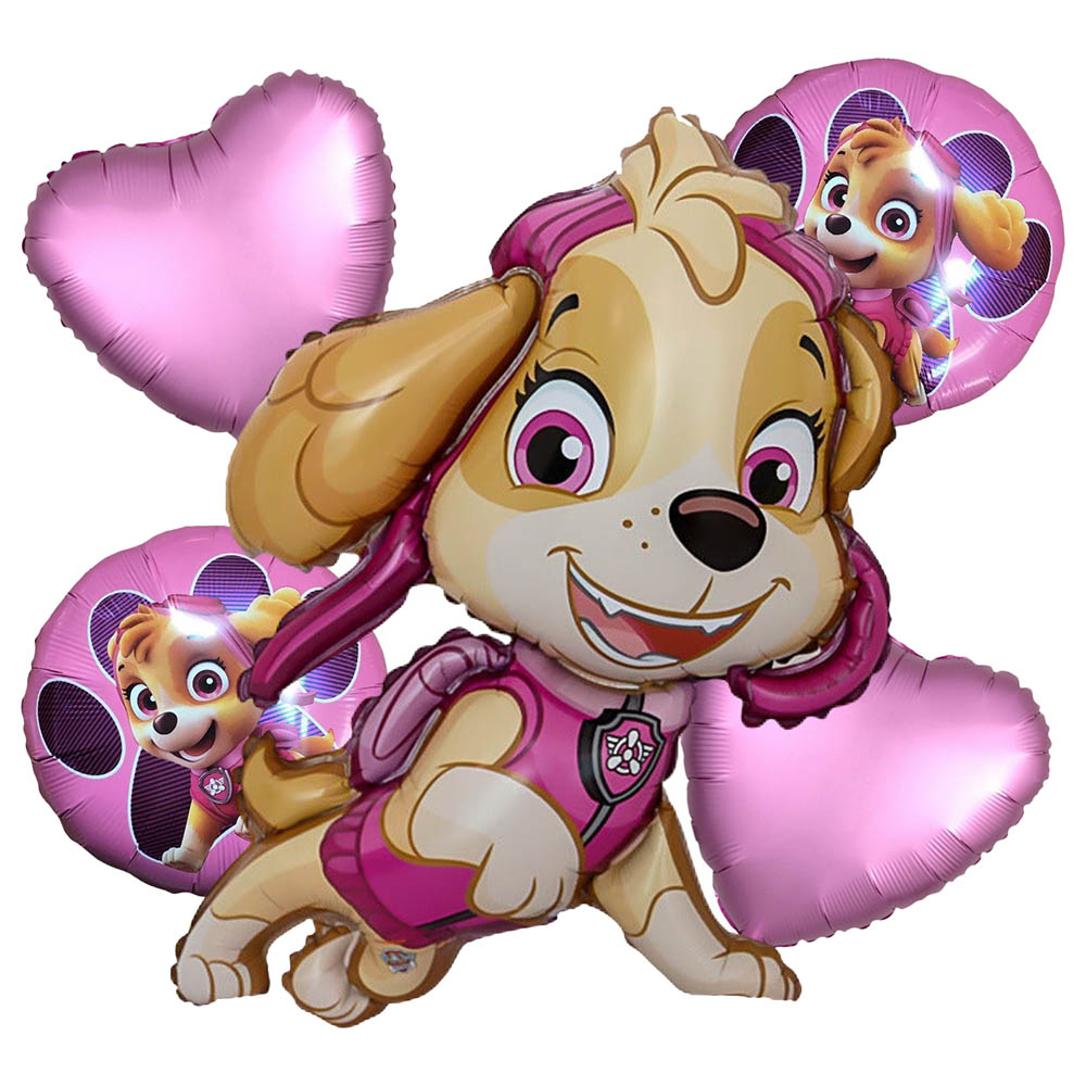 Order Highland - Skye Paw Patrol Balloon Birthday Decorations - 5pcs ...