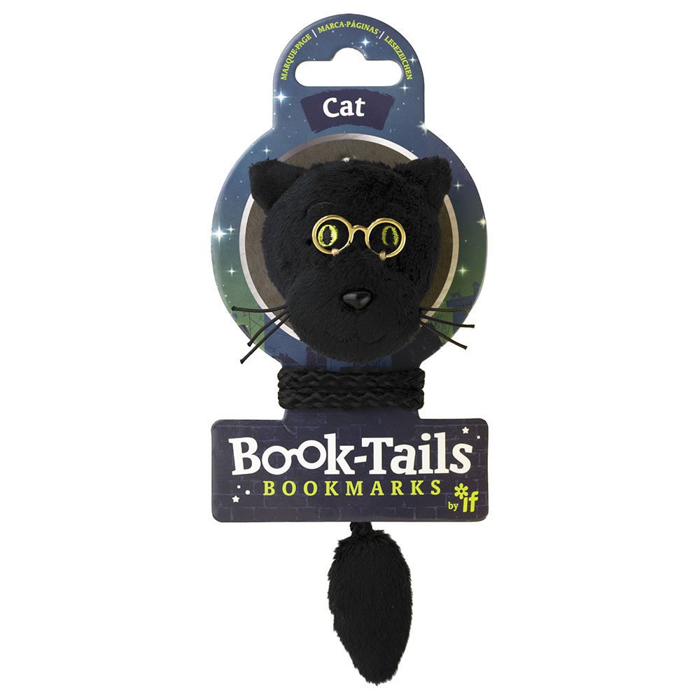 Order If - Book-Tails Bookmark - Black Cat Now! | Jomla.ae