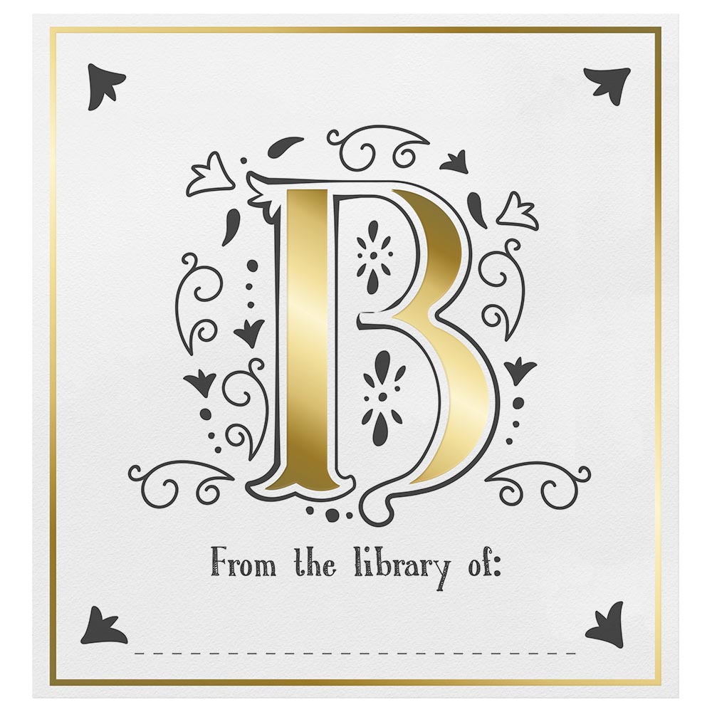 Order If - Letter Book Plates - Letter B Now! | Jomla.ae