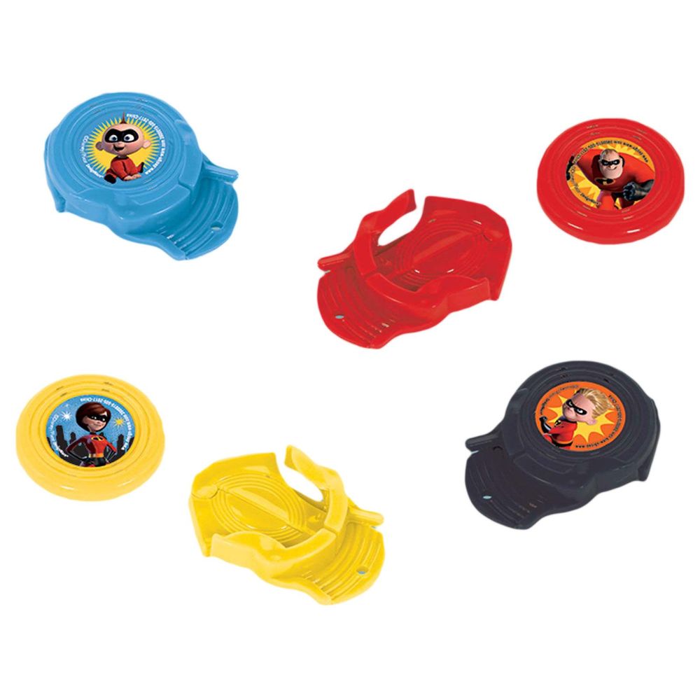 Order Party Centre Incredibles 2 Mini Disc Shooter 12pcs Now! | Jomla.ae