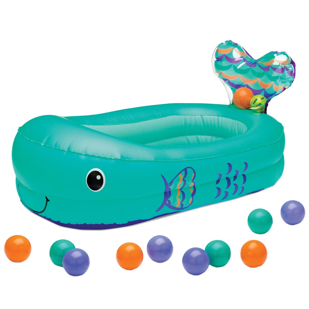 Order Infantino - Whale Temperature Sensor Inflatable Bath Tub - Teal ...