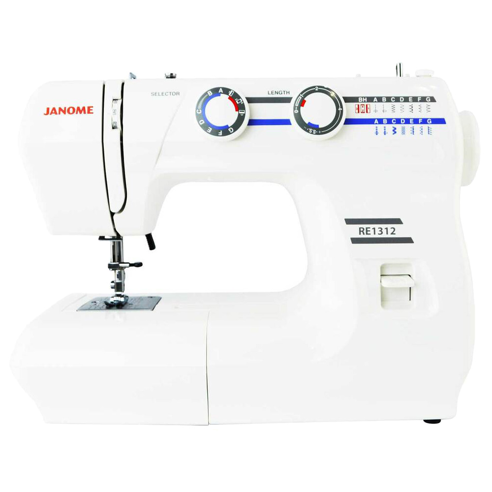 Order Janome - RE1312 Sewing Machine - 12 Stitches Now! | Jomla.ae