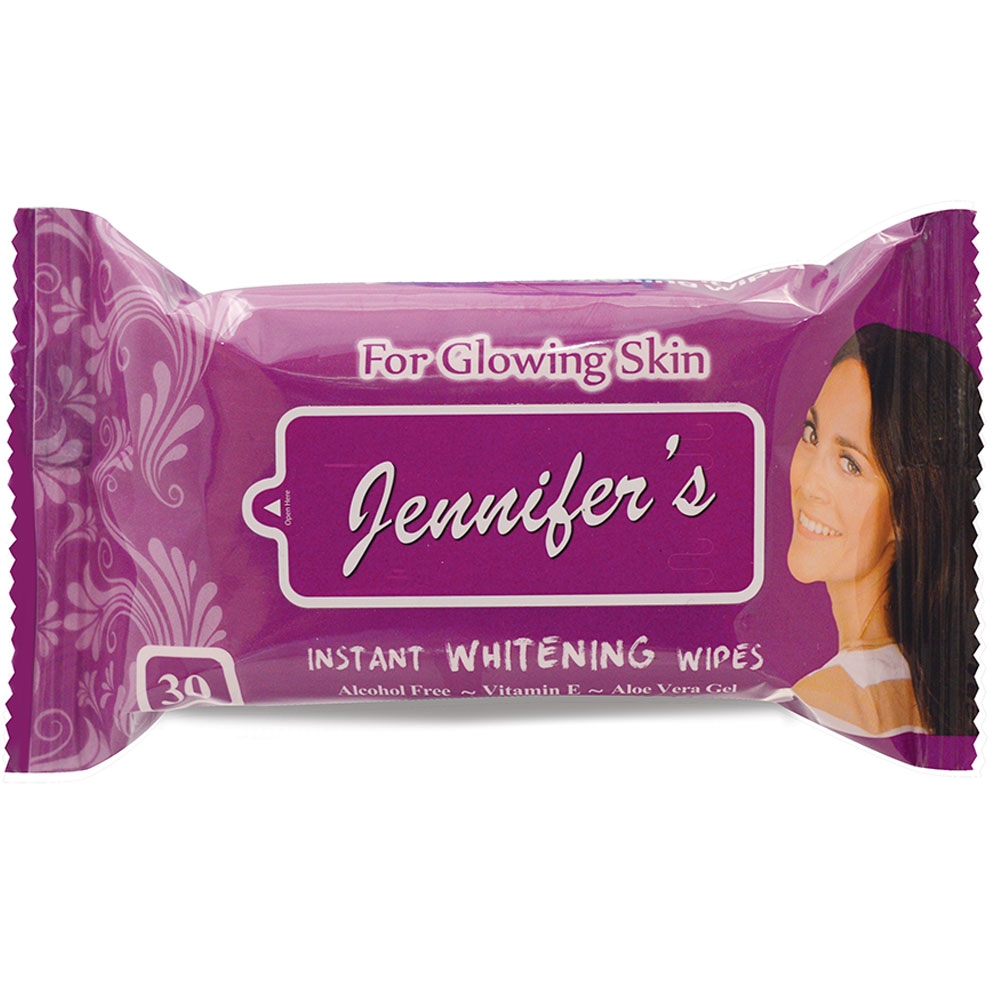 Order Jennifer's - Instant Whitening Wipes 30's Now! | Jomla.ae