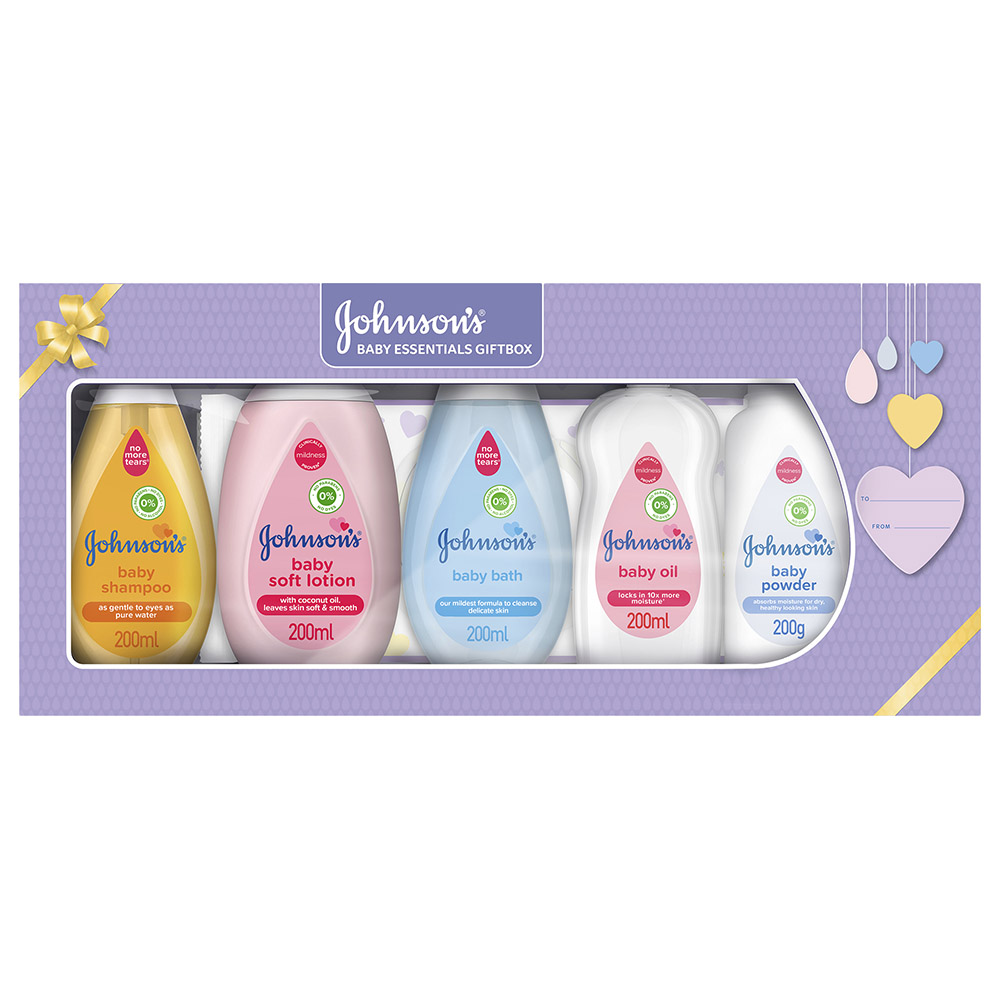 Order Johnson & Johnson - Baby Essentials Gift Box Now! | Jomla.ae