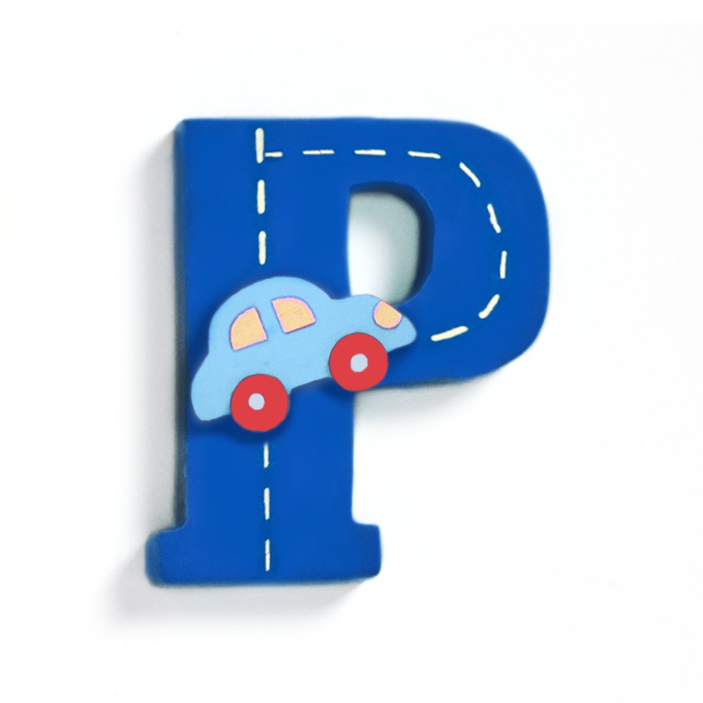 Order Jojo Maman Bebe - Wooden Primary Letters - Letter P Now! | Jomla.ae