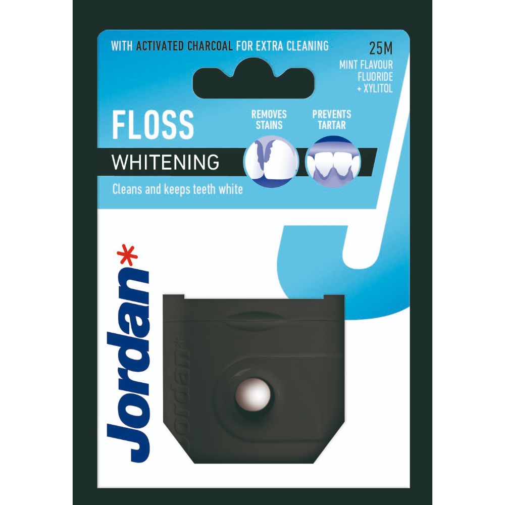 Order Jordan - Dental Floss Whitening - Black - 25 m Now! | Jomla.ae