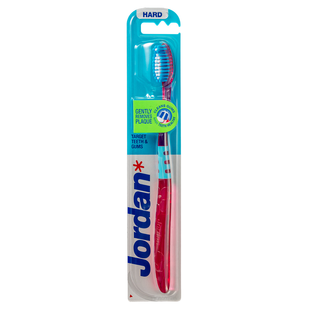 Order Jordan Target Teeth & Gums Hard Toothbrush Now! | Jomla.ae