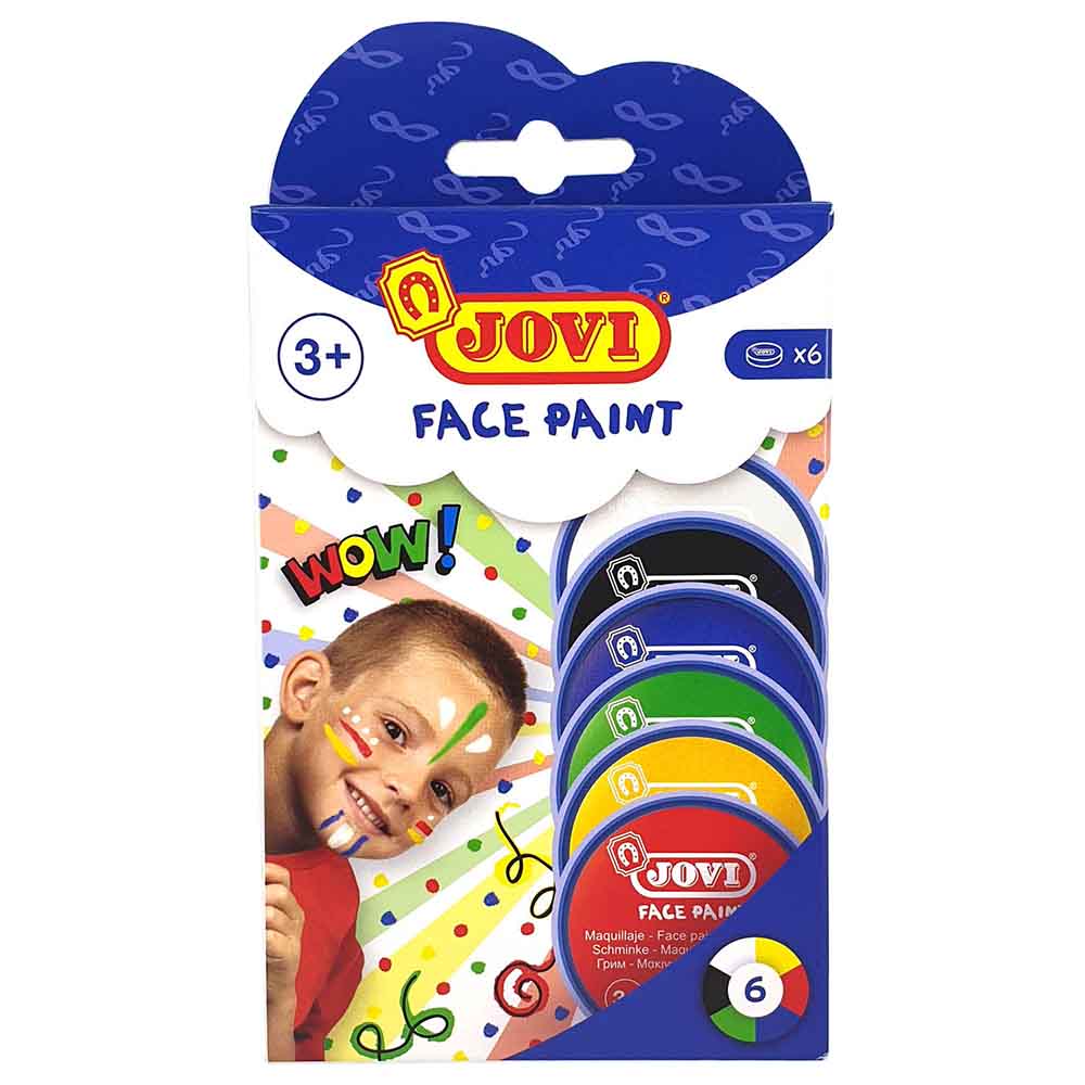 Order Jovi - Wow Face Paint Colours Pack of 6 Now! | Jomla.ae
