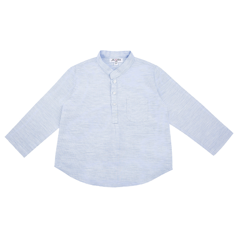 Order Jules & Juliette - Boy Shirt Azad Blue Rennes Linen Now! | Jomla.ae