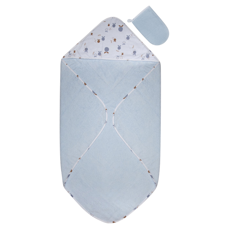 Order Jules & Juliette - Organic Cotton Baby Shower Cape - Plum Print ...