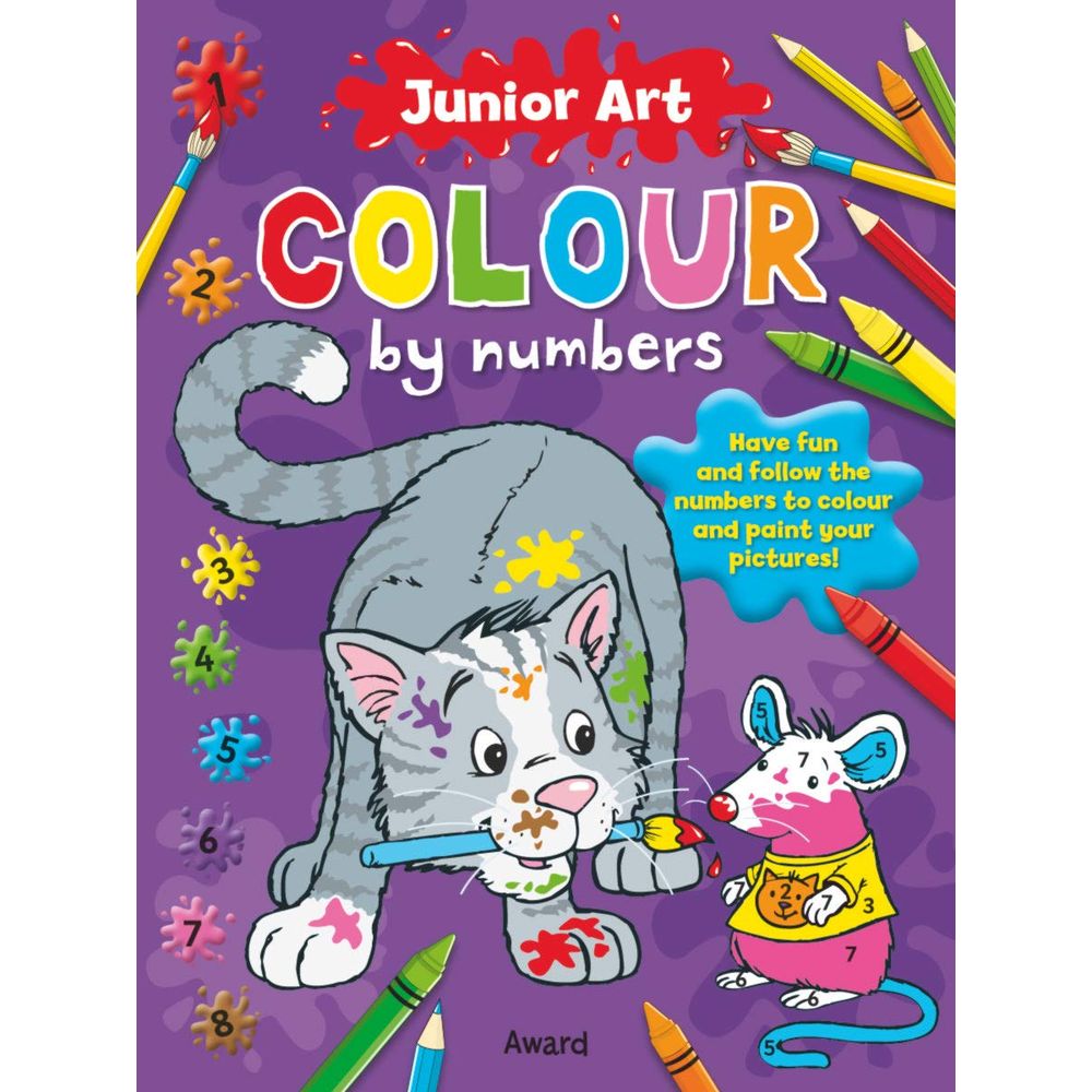 Order Junior Art Colour By Numbers: Cat Now! | Jomla.ae