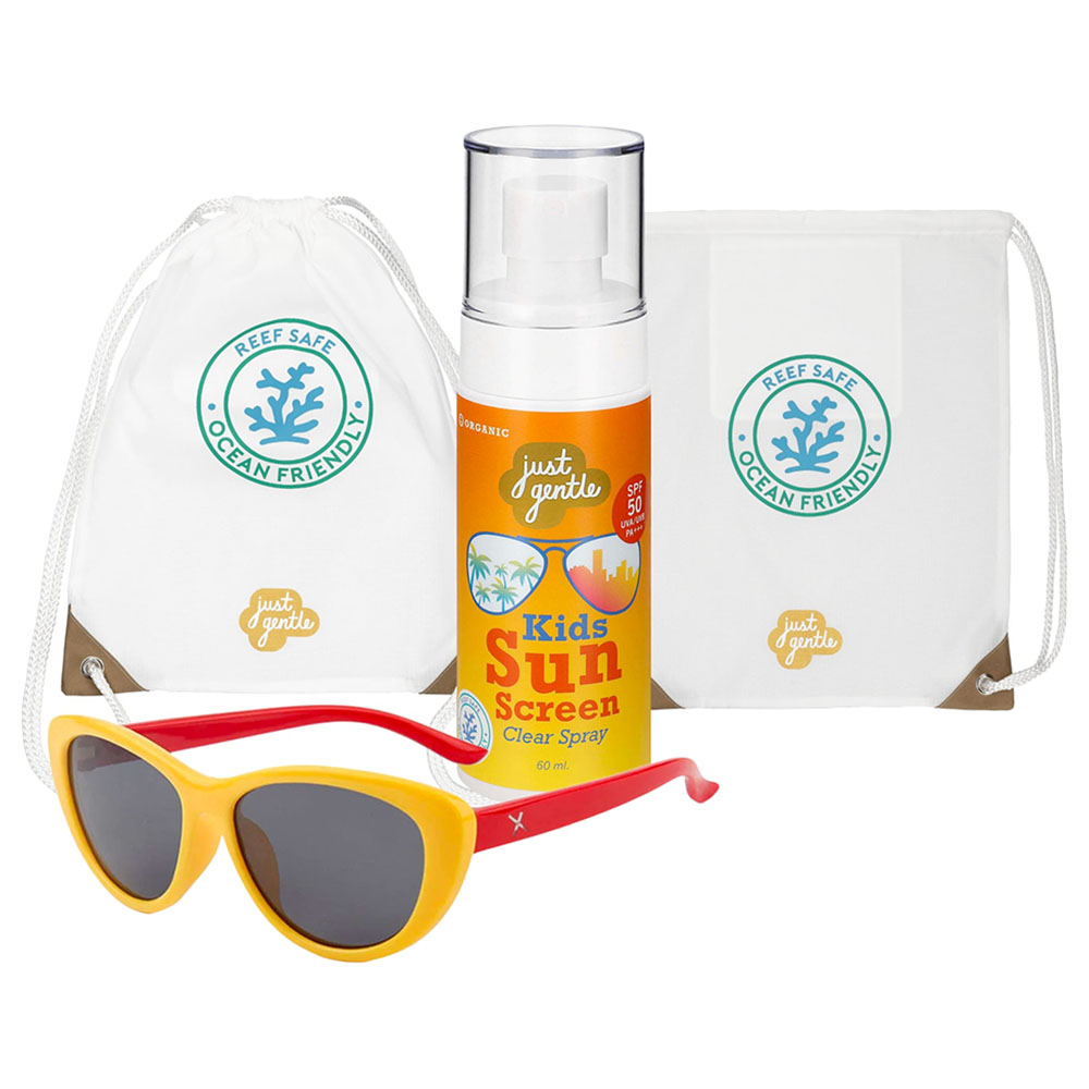 Order Just Gentle - Kids Beach Days Set 4 - White Now! | Jomla.ae