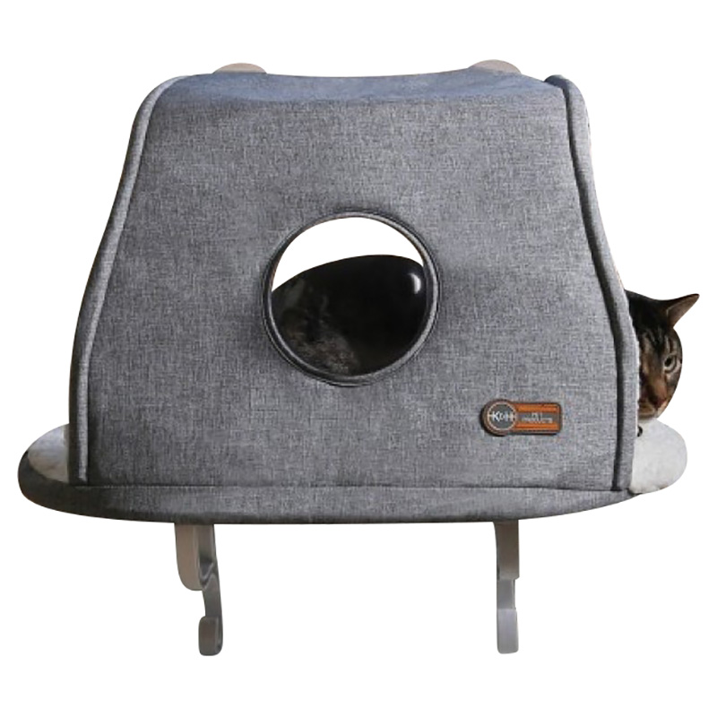 Order K & H - Universal Mount Kitty Sill With Hood Gray Now! | Jomla.ae