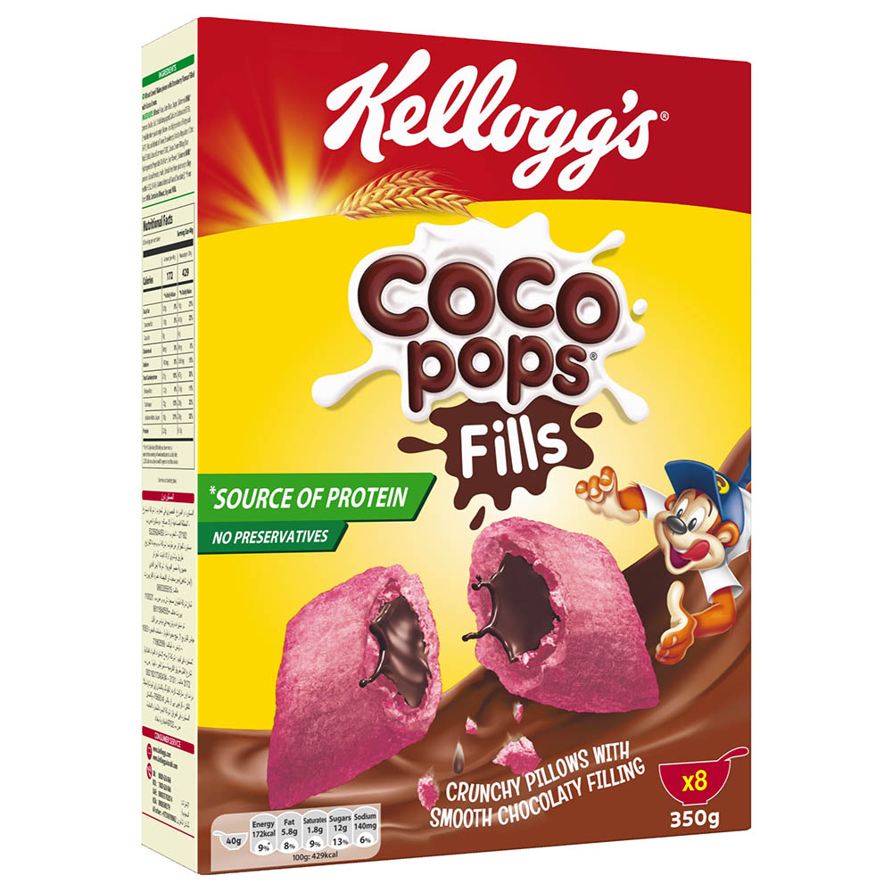 Order Kellogg's - Coco Pops Fills Strawberry 350G Now! | Jomla.ae